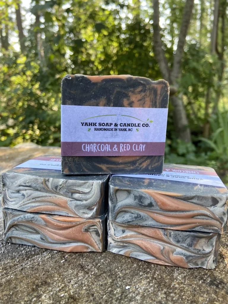 Charcoal & Red Clay Soap - Yahk Soap & Candle Company