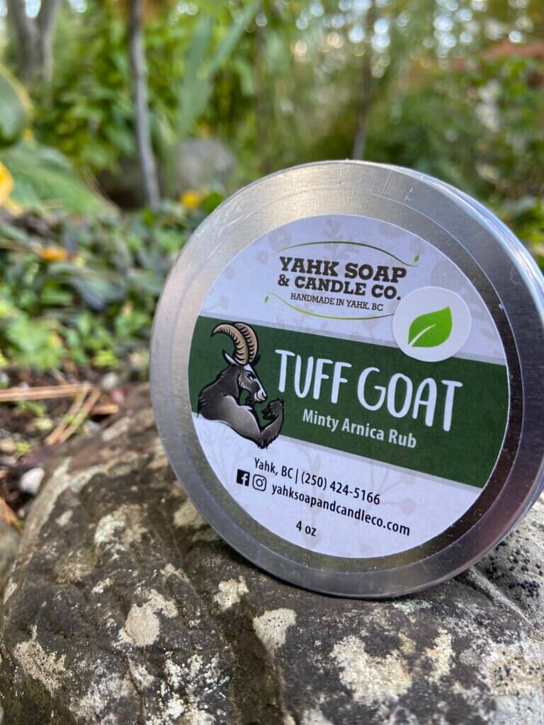 Tuff Goat Minty Arnica Rub - 4oz - Yahk Soap & Candle Company