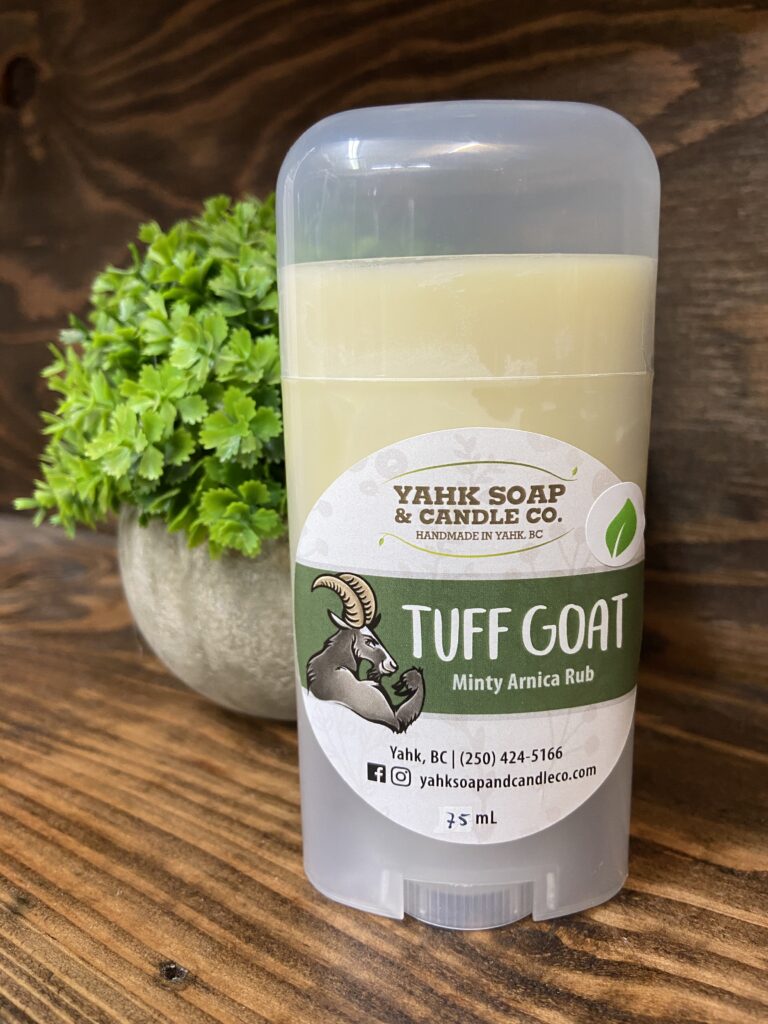 Tuff Goat Minty Arnica Rub - 75gr - Yahk Soap & Candle Company